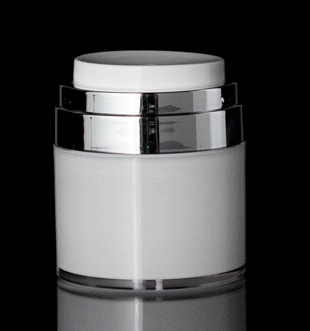 Echo 50 ML Shiny Silver Cosmetic Jar – Cosmetic Packaging Now
