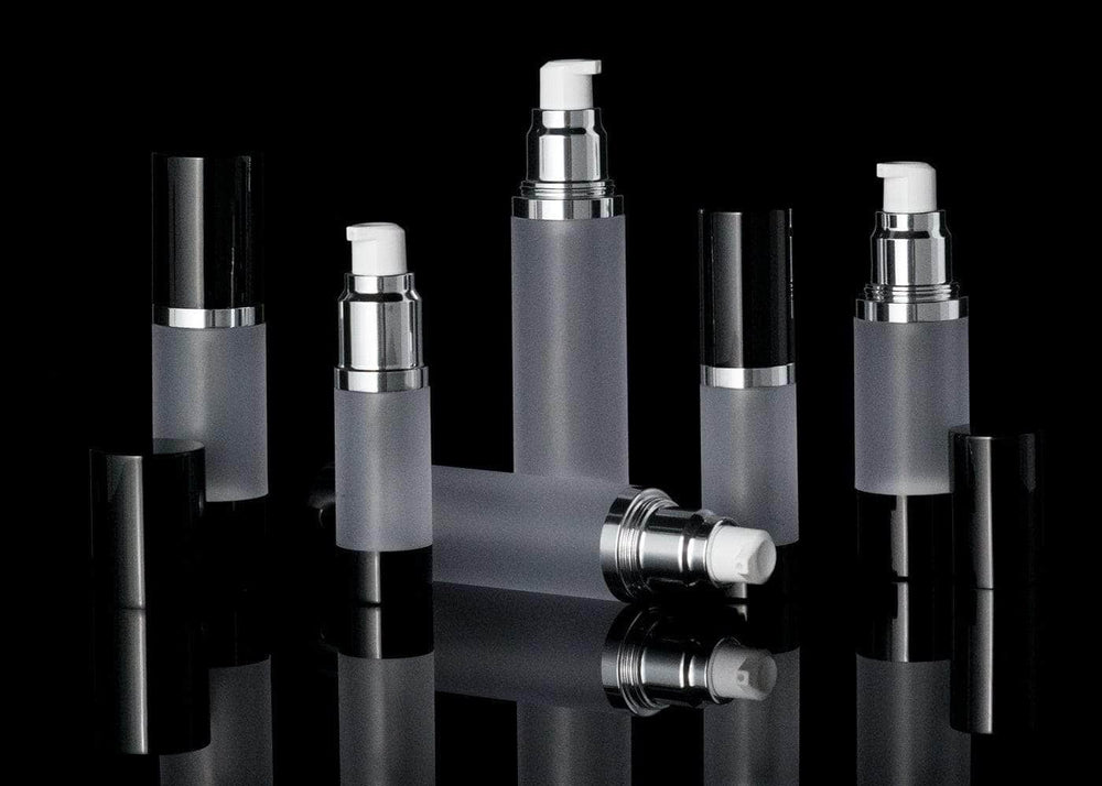 Luxe 50 Airless Bottle | Black – Cosmetic Packaging Now