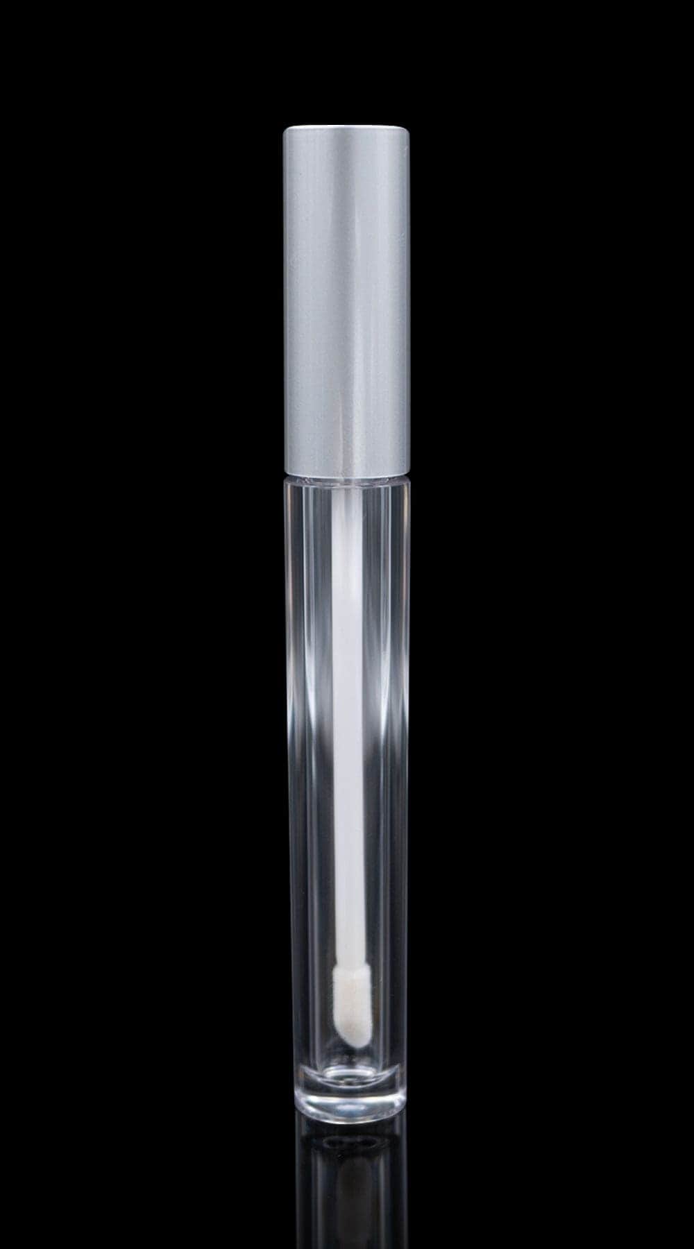 Clear & Silver Lip Gloss Container – Cosmetic Packaging Now