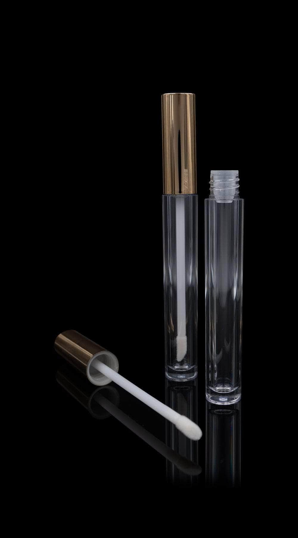 Shiny Gold Empty Lip Gloss Tubes – Cosmetic Packaging Now